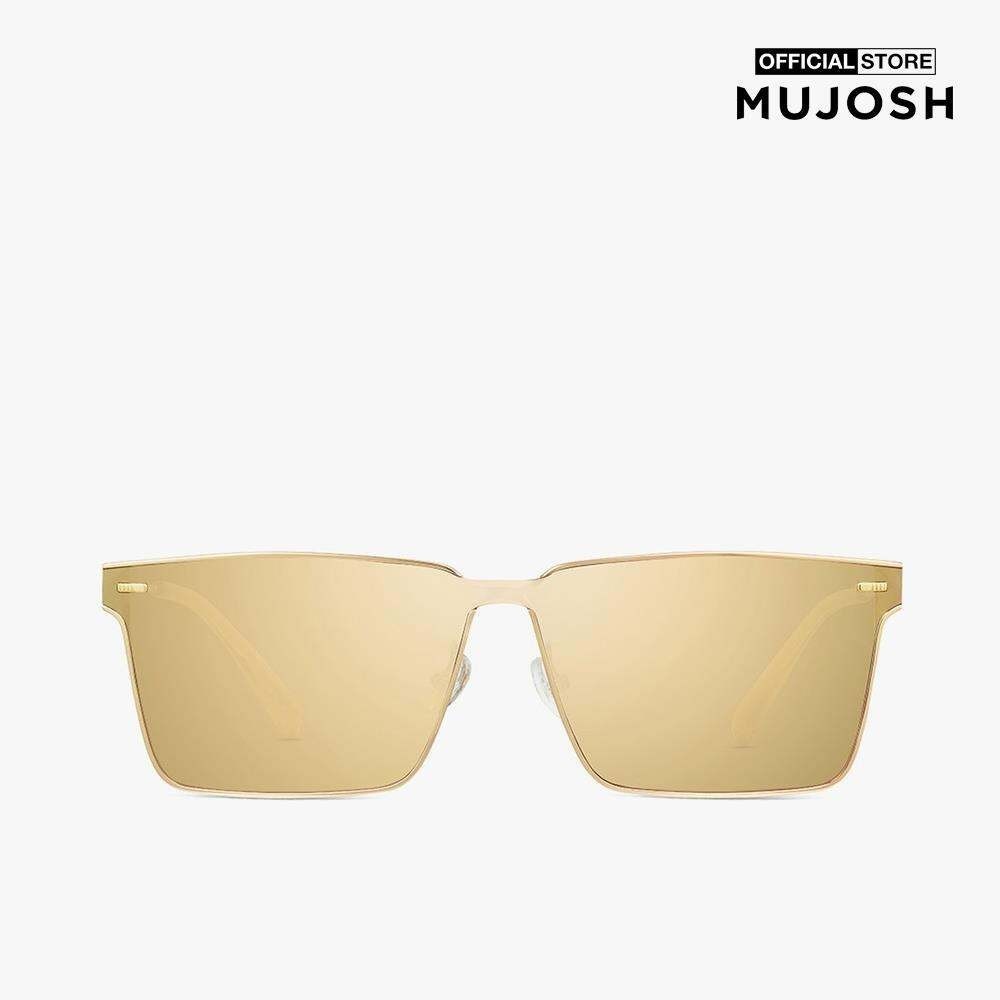 MUJOSH - Kính mát nam gọng chữ nhật bản mảnh thời trang MJ102SK555-GDC2 ...