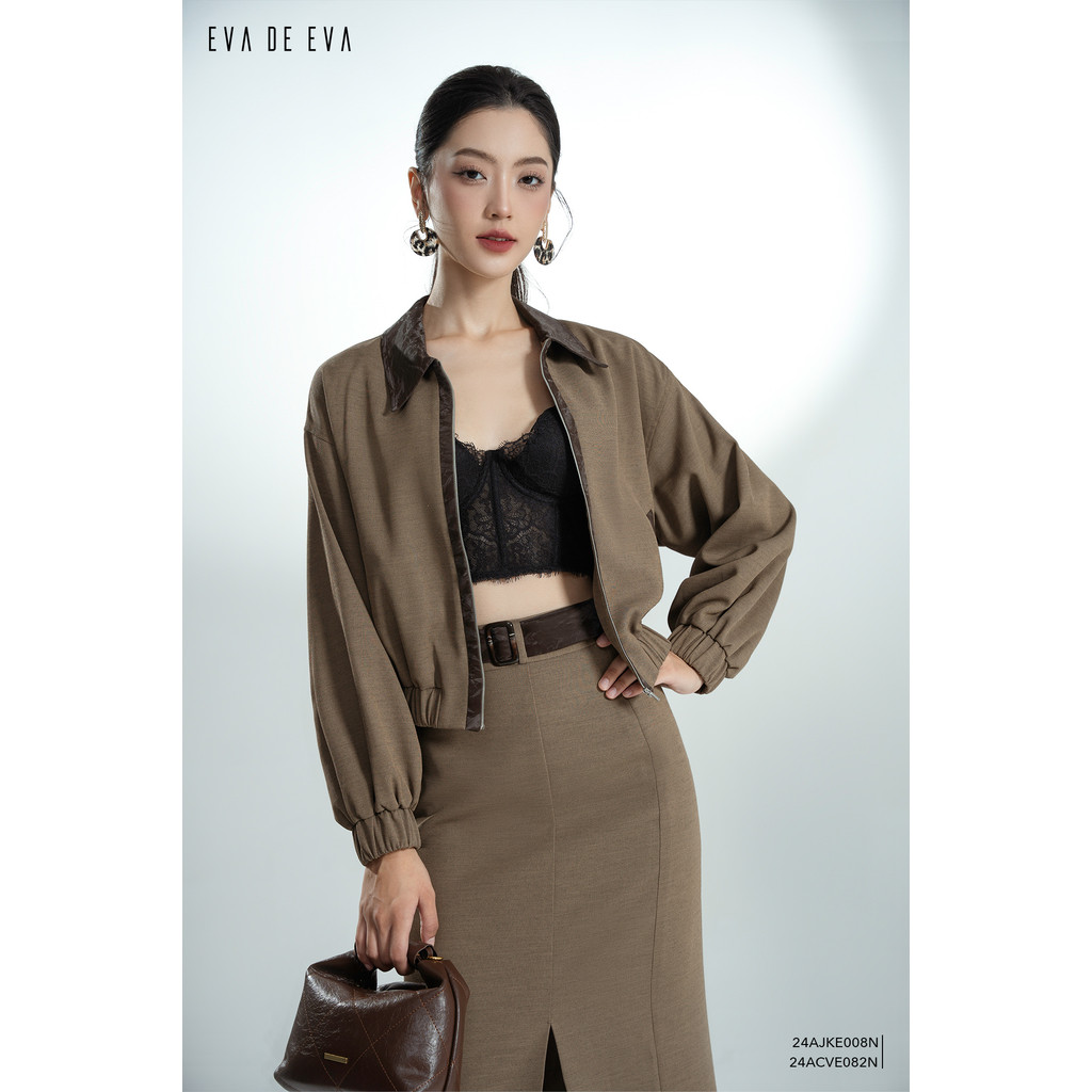 Áo khoác kiểu nữ thiết kế Eva de Eva 24AJKE008N | Shopee Việt Nam