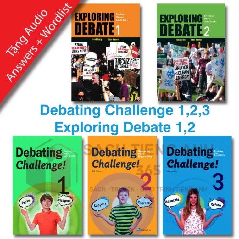 Sách Khả năng tranh biện - Debating Challenge 1,2,3 | Exploring Debate ...