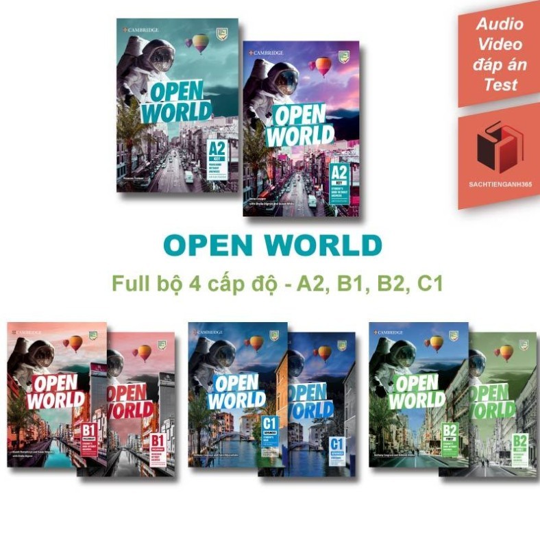 Sách Open World A2, B1, B2, C1 phát triển kỹ năng ngôn ngữ - bản in ...