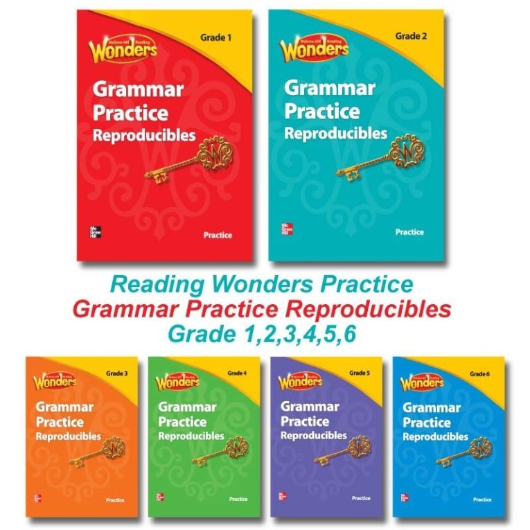 Sách - Reading Wonders Practice Reproducibles Grammar - Grade 1,2,3,4,5 ...