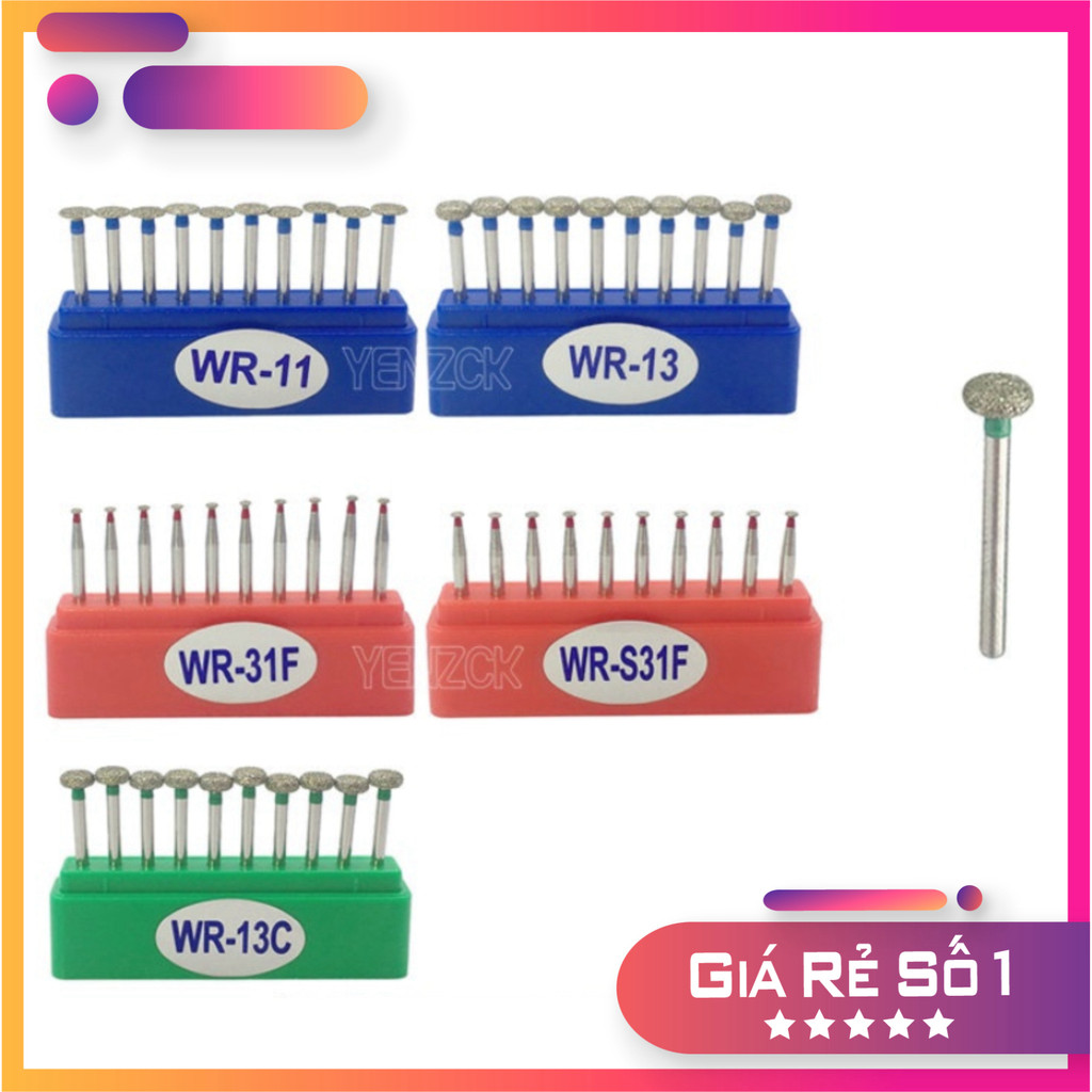Hộp 10 mũi khoan nha khoa mã wr | Shopee Việt Nam