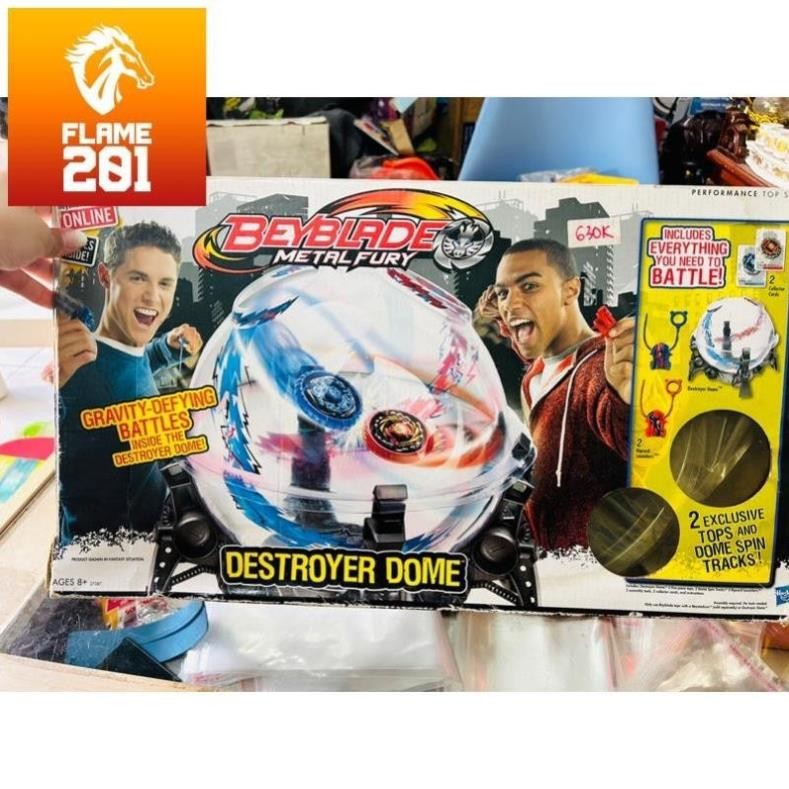 [2nd] Bệ phóng sàn đấu Beyblade Metal Fury Destroyer Dome 100% Complete ...
