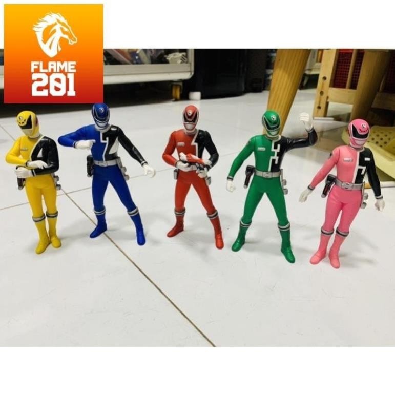 [2nd] Mô hình figure tĩnh super Sentai Deka SPD nguyên set size 10-15cm ...