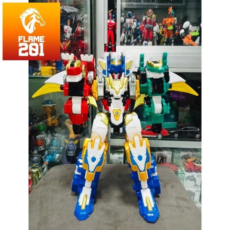 [2nd] Đồ chơi Robo Hàn Quốc Dino Core Evolution 2 Mega D-Fighter ULTIMATE KING DINO 4 IN 1 chính ...