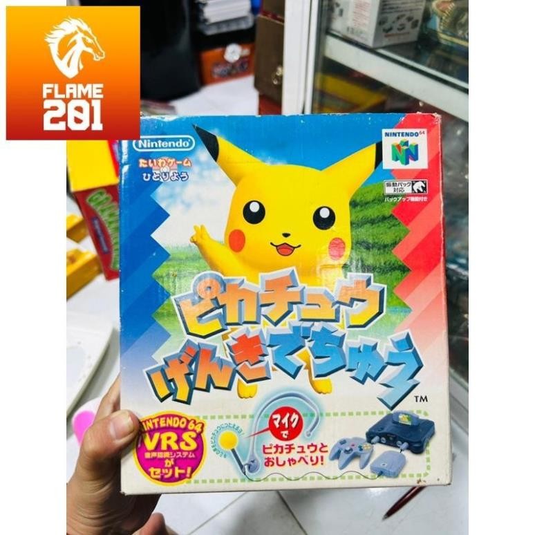 [2nd] Máy game Pokemon Hey You Pikachu N64 CIB with Microphone Japanese ...