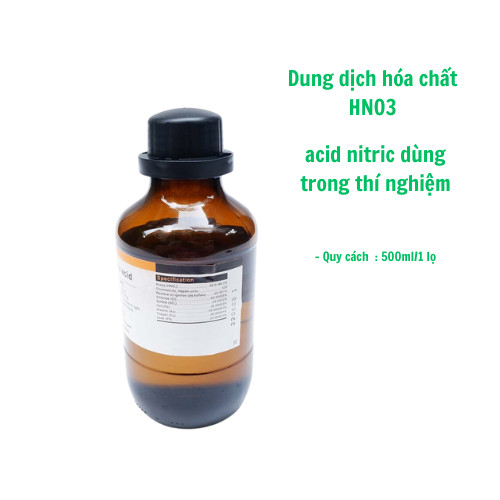 Dung dịch hóa chất HNO3 - acid nitric dùng trong thí nghiệm | Shopee ...