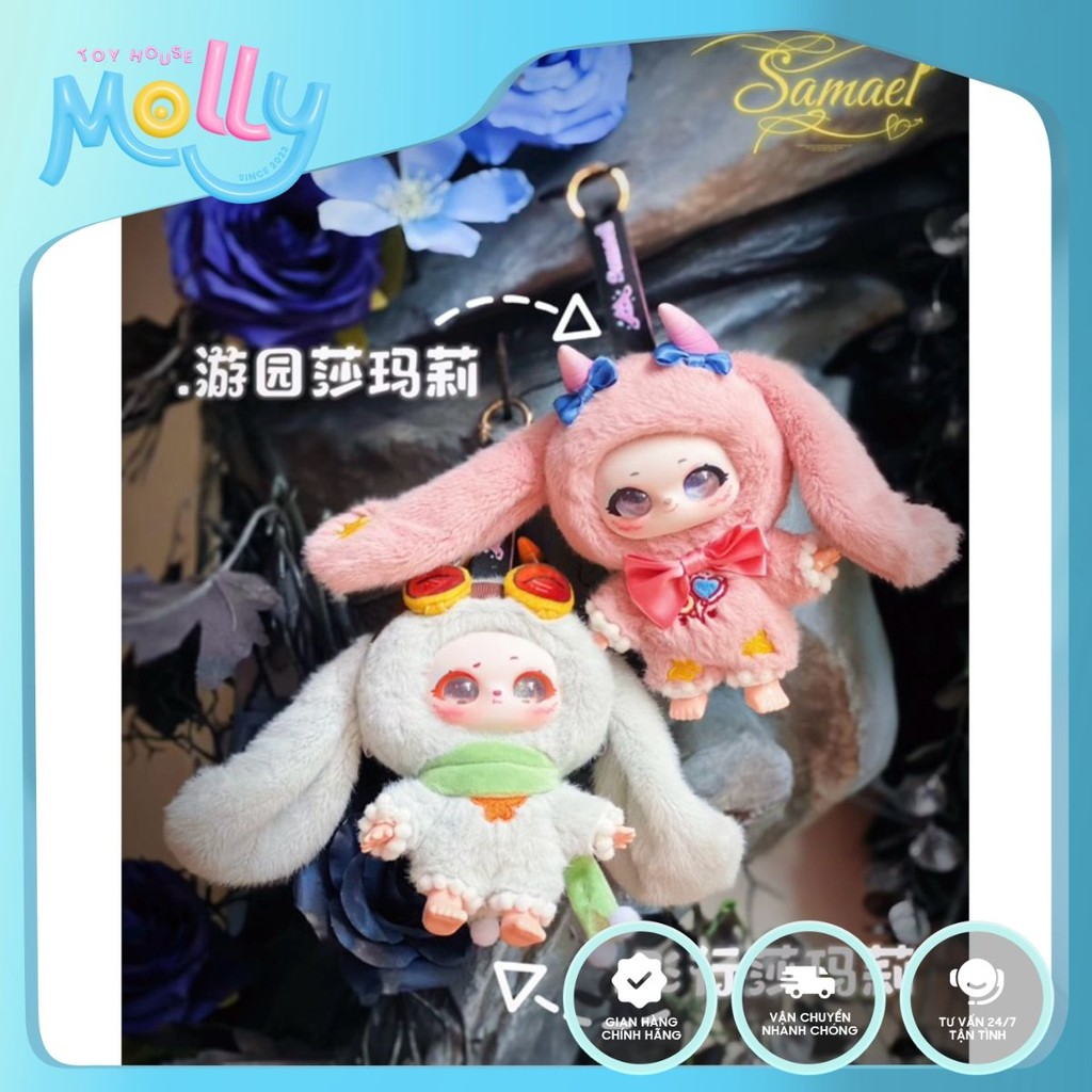 [SẴN- HỎA TỐC HCM] [Blind Box/ hộp mù chính hãng] Gấu bông móc khoá ...