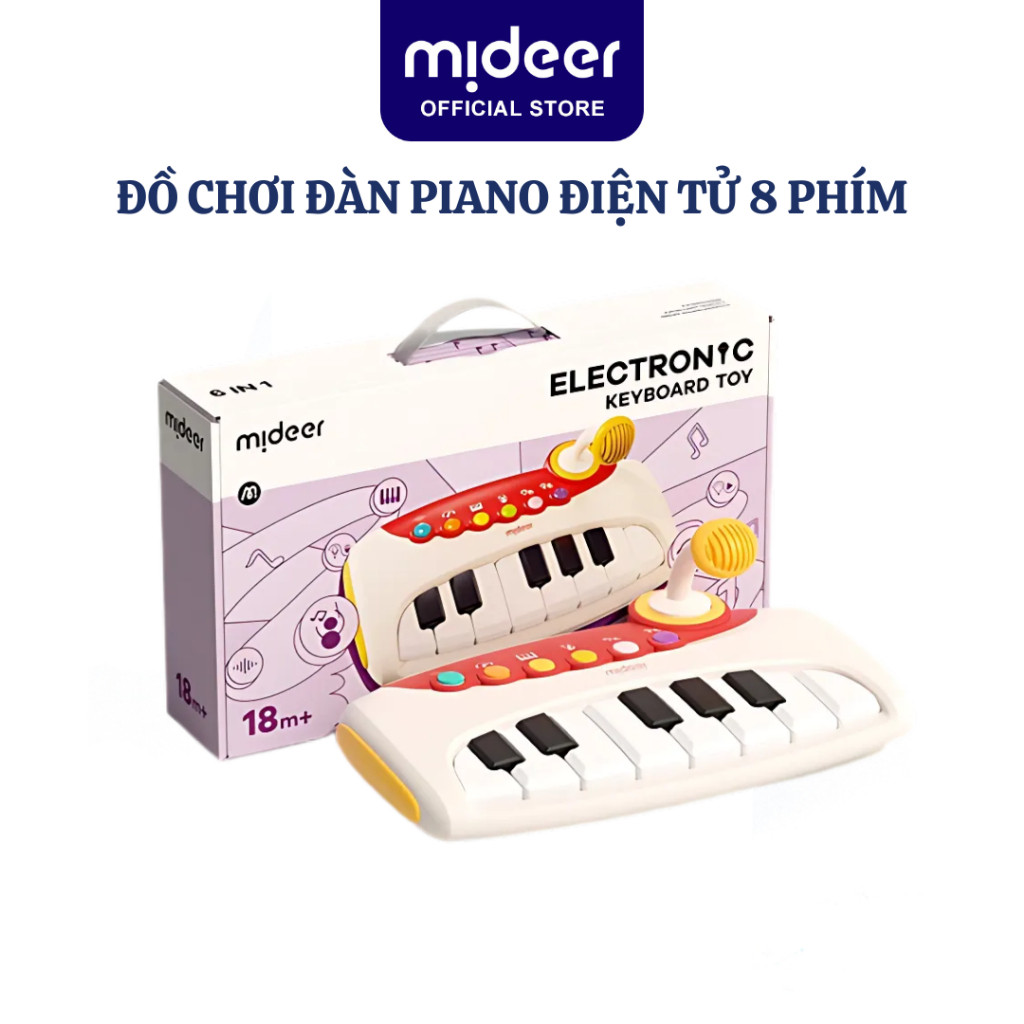 Đồ Chơi Đàn Piano điện tử 8 phím cho bé Mideer 6 in 1 Electronic ...
