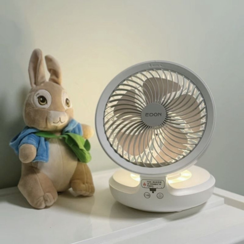 Quạt tích điện để bàn treo tường Edon E808/E813 cổng USB - dung lượng ...