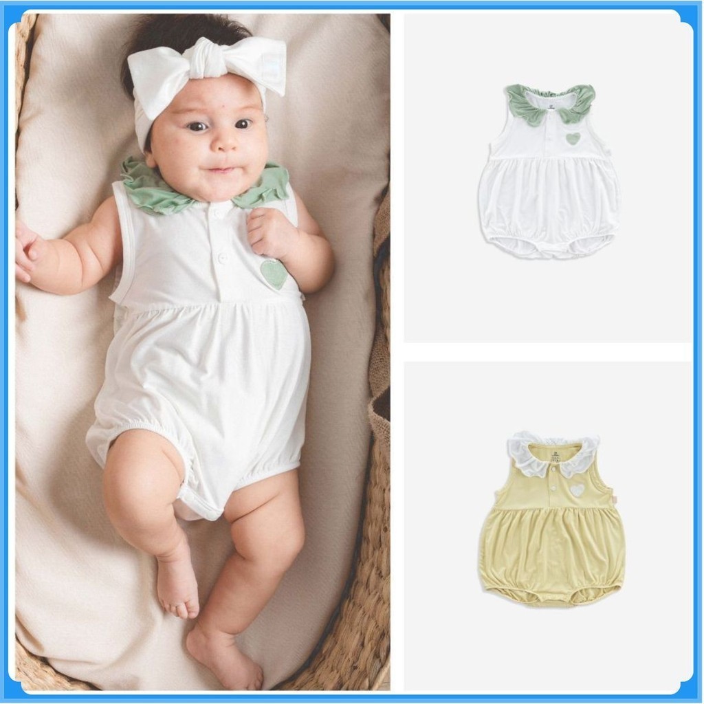 (0-12M) Body chip sát nách bèo cổ BBB243300 - Bu Baby sơ sinh - Bambus ...