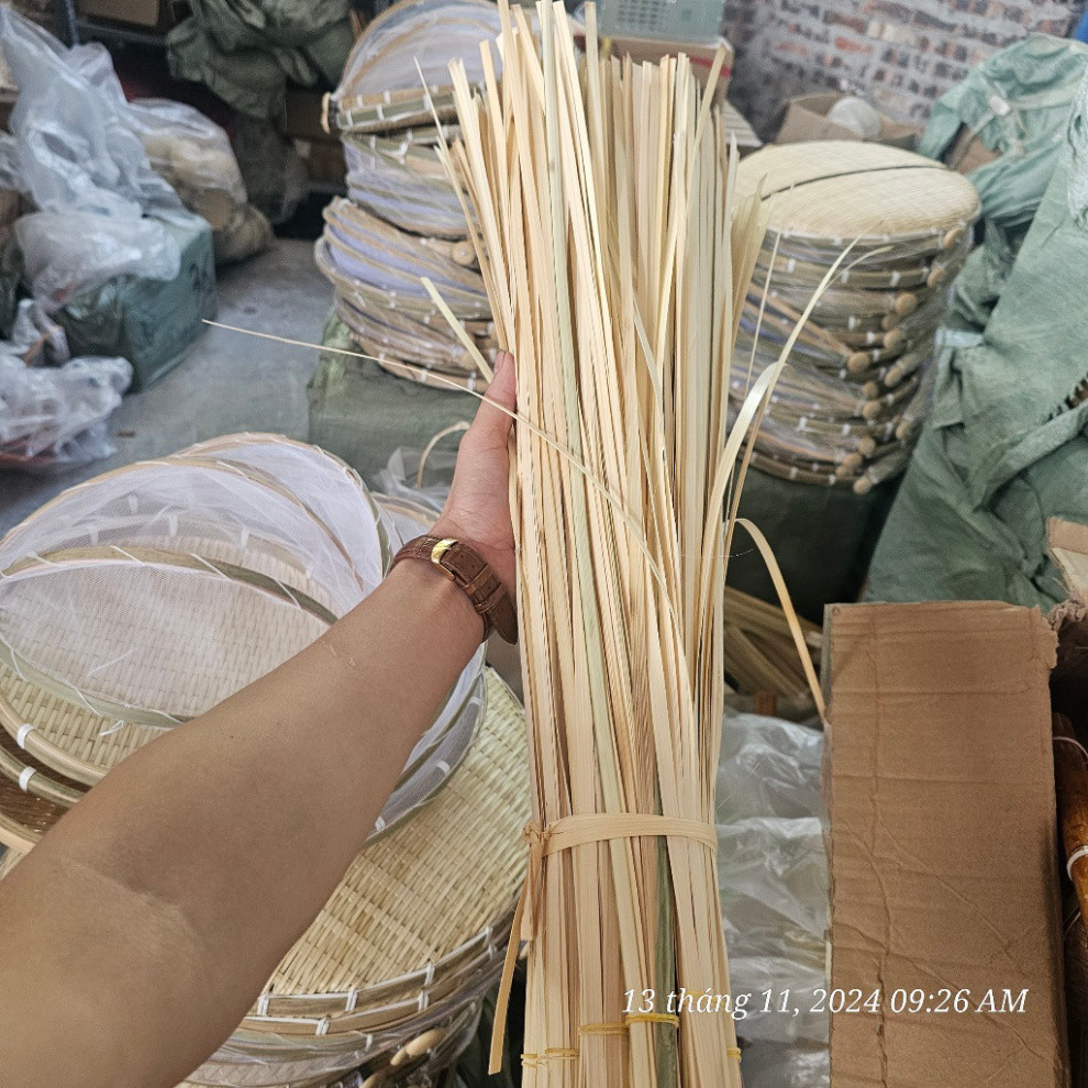 Nan tre nứa, vầu dài 50-100cm 1-1000 sợi (1kg). Nan đan lát mây tre đan ...
