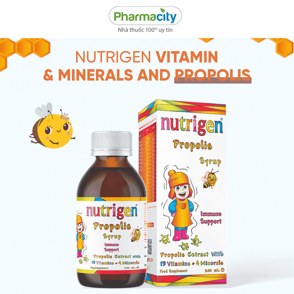Thực phẩm Nutrigen bảo vệ sức khỏe Propolis Syrup 200ml | Shopee Việt Nam