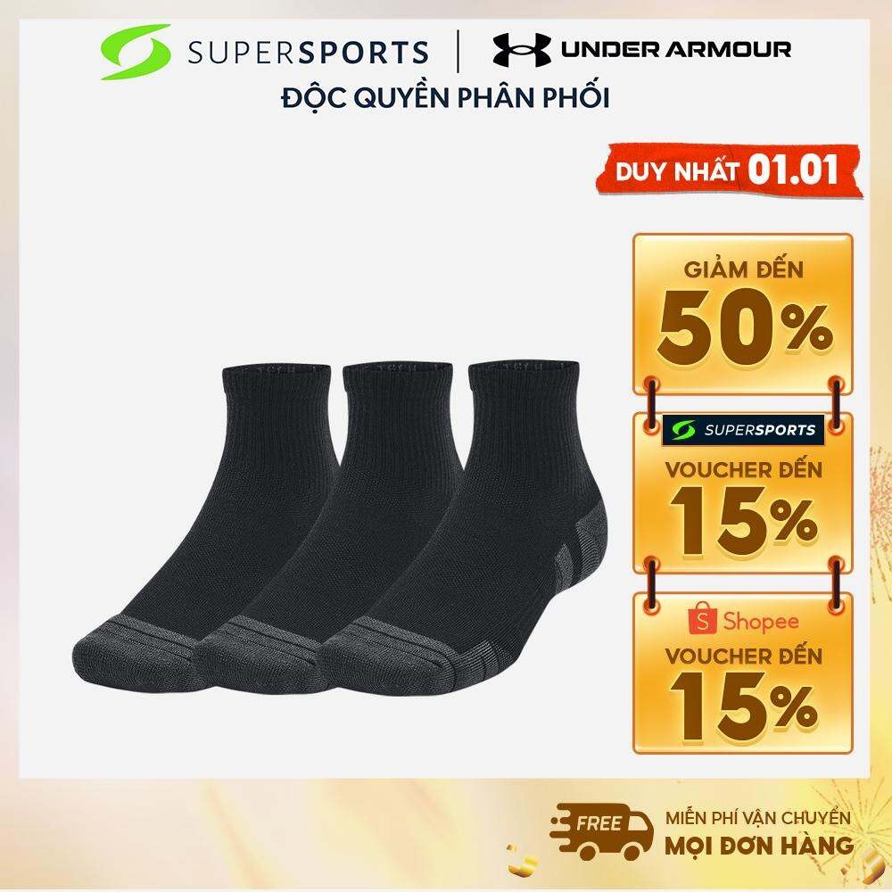 Vớ Under Armour Performance Tech Quarter (3 Đôi) - Đen - 1379510-001 ...
