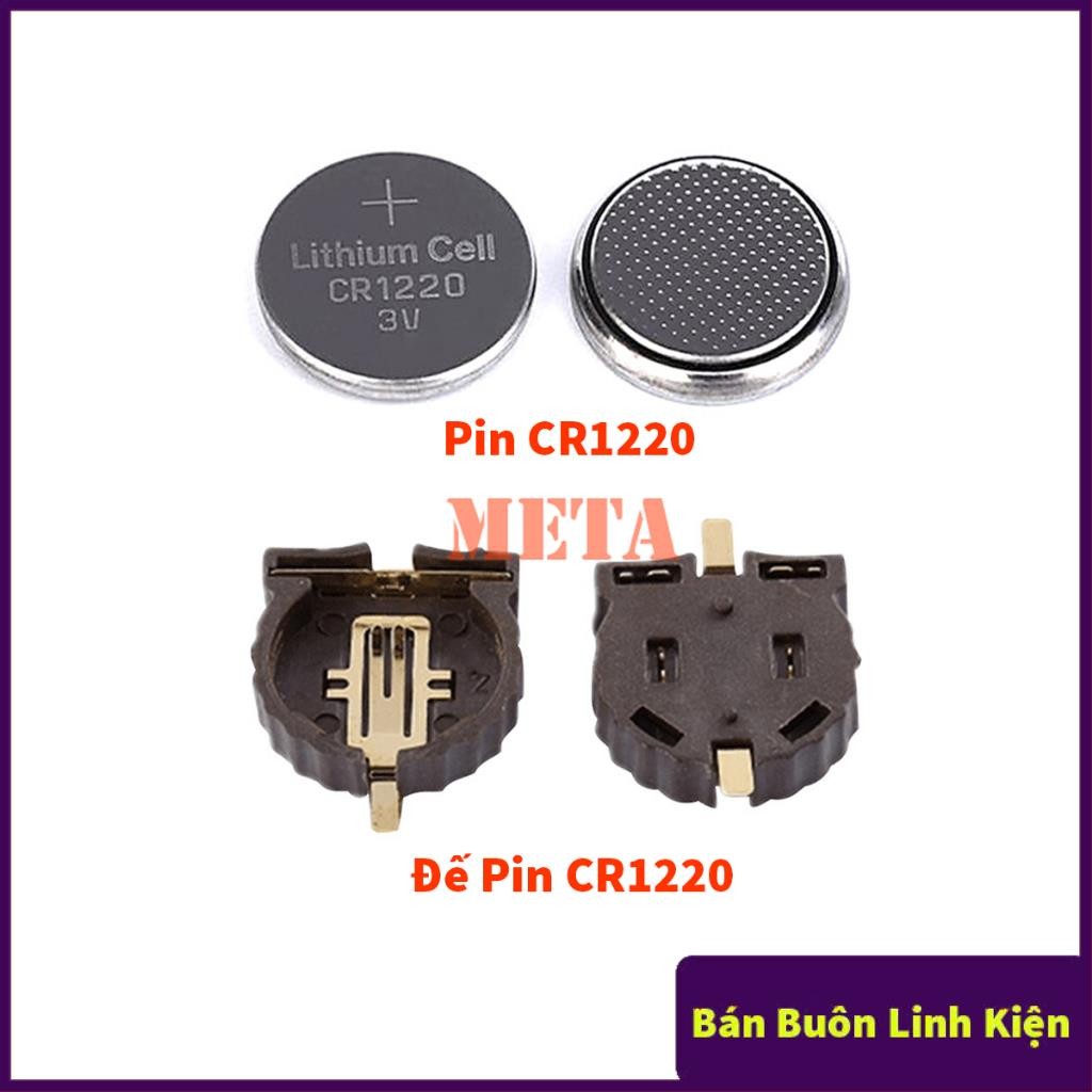 Pin CR1220 3V, Đế Pin CR1220 | Shopee Việt Nam