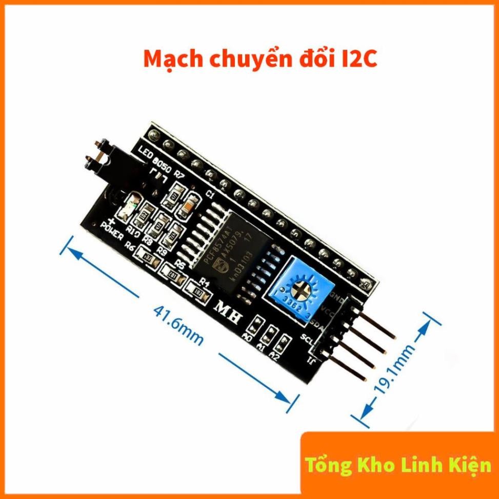 Mạch Chuyển Đổi Giao Tiếp I2C Cho LCD1602 / LCD2004, MẠCH I2C | Shopee Việt Nam