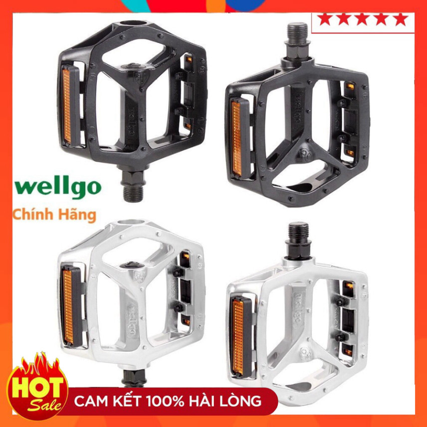Pedal Bàn Đạp Xe Đạp Pedan Xe Đạp Thể Thao Chống Trượt WELLGO B249 [HÀNG CHÍNH HÃNG] | Shopee ...