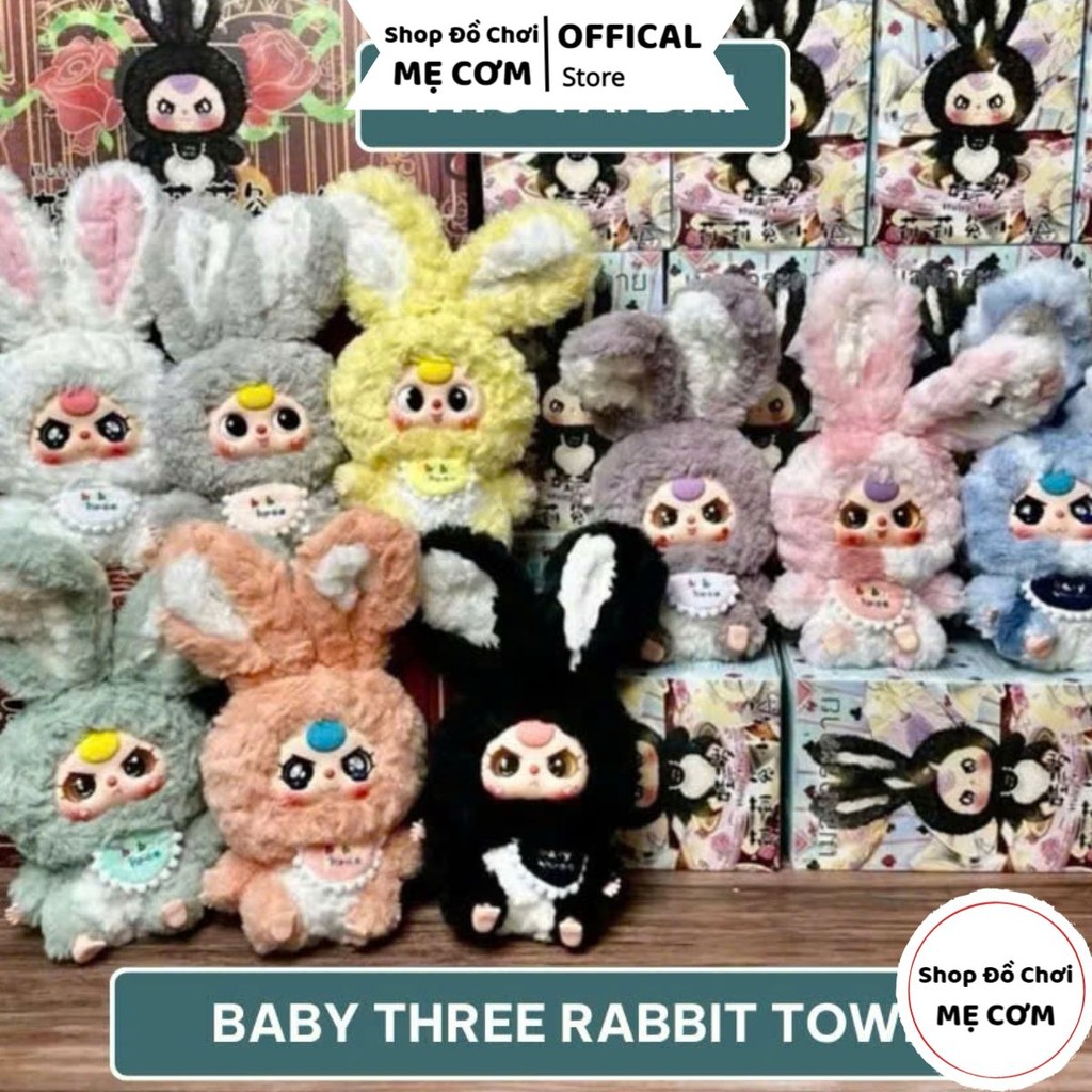 [Có sẵn] BLind box baby three V3- Bản Rep 1:1, baby three thỏ thị trấn ...