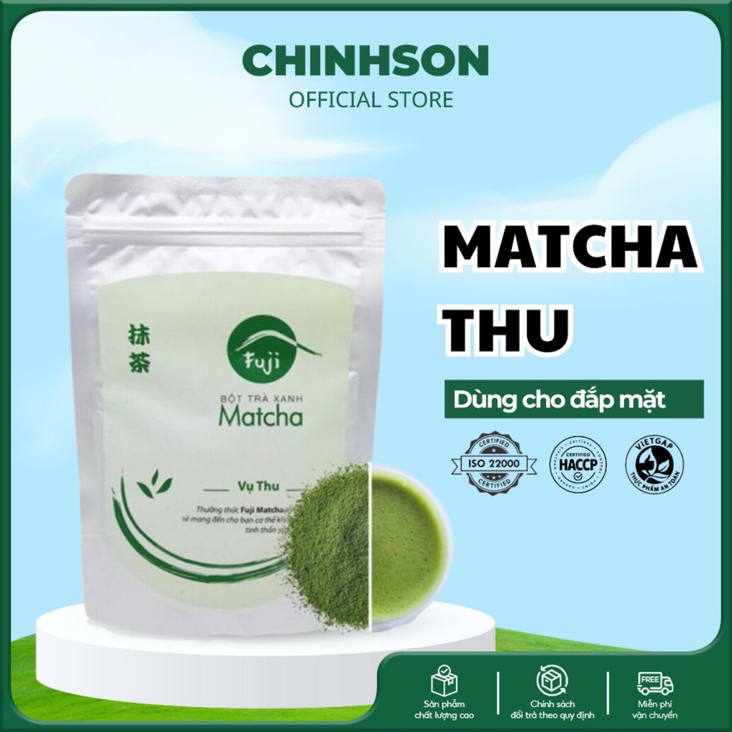 Fuji Matcha Thu CHINHSON 100G, Bột Trà Xanh Công Nghệ Nghiền Lạnh Từ ...