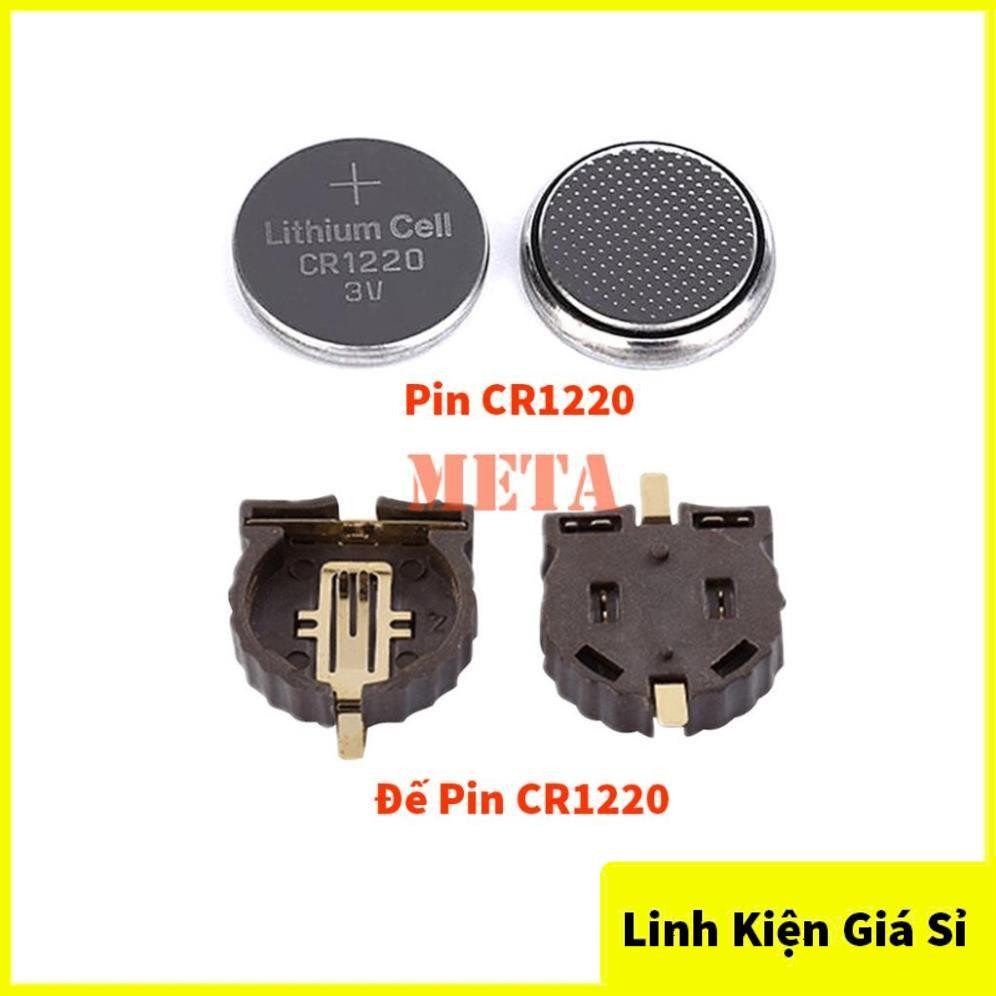 Pin CR1220 3V, Đế Pin CR1220 | Shopee Việt Nam
