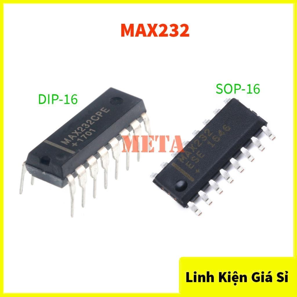 IC MAX232 DIP-16 Chân Cắm / SOP-16 Chân Dán - Chuyển Đổi Giao Tiếp ...