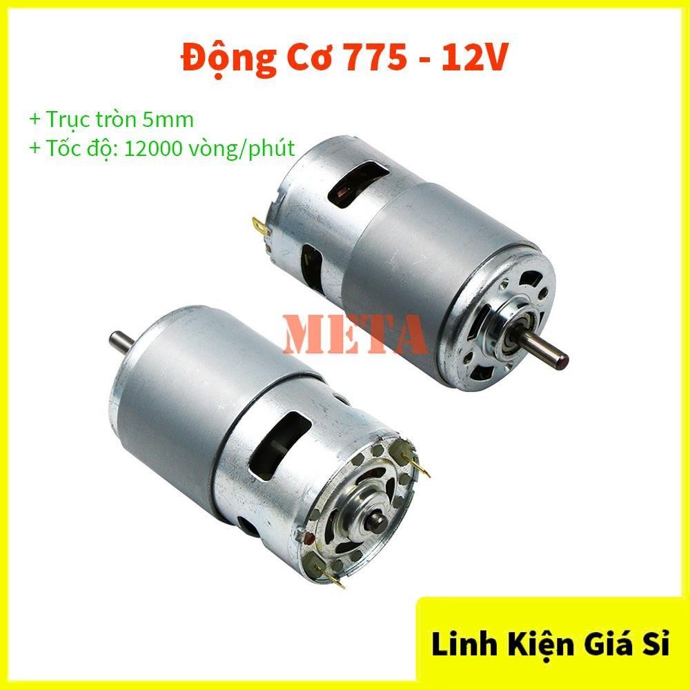 Động cơ 775, động cơ motor 775 12V, Động cơ DC RS775 trục tròn 5mm hàng ...