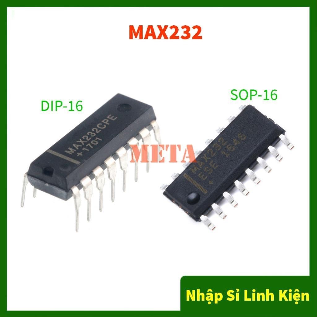 IC MAX232 DIP-16 Chân Cắm / SOP-16 Chân Dán - Chuyển Đổi Giao Tiếp RS232 | Shopee Việt Nam