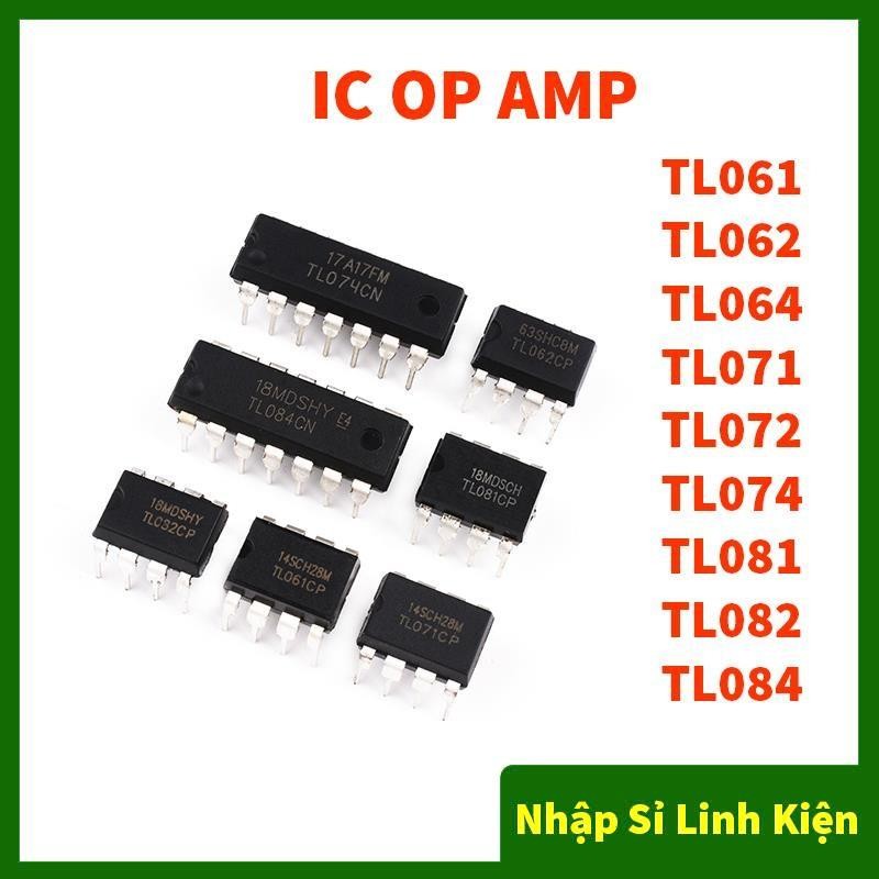 IC OP AMP TL061, TL062, TL064, TL071, TL072, TL074, TL081, TL082, TL084 DIP8, DIP14 | Shopee ...