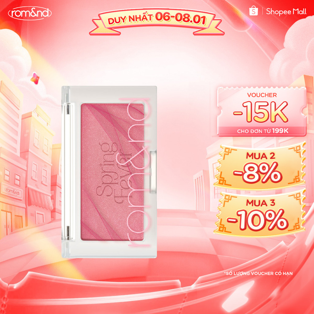 [Rom&nd] [Spring Fever] [S01-S02] Phấn má hồng Romand Better Than Cheek ...