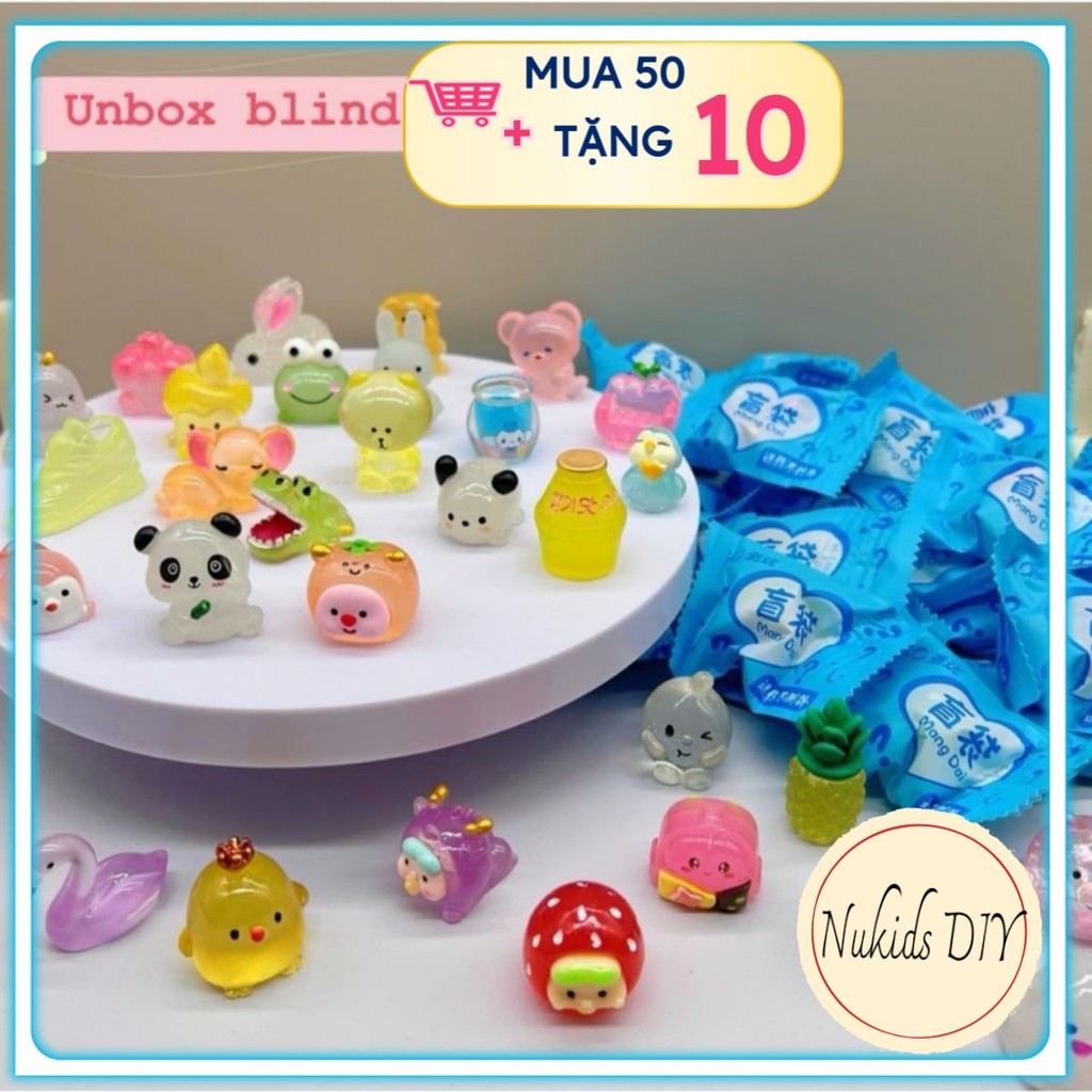 combo 50 Túi mù charm phát sáng, túi mù phát sáng, túi mù mini phát ...