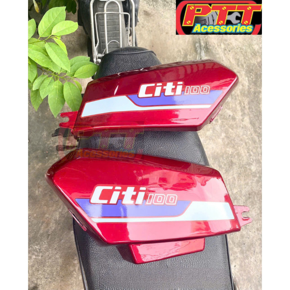 BỘ CỐP XE CITI 100 DAELIM NHỰA ABS ( DÁN TEM SẴN ) | Shopee Việt Nam
