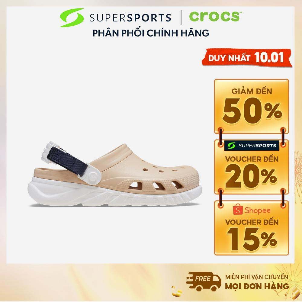 Giày Clog Unisex Crocs Duet Max Ii - Be - 208776-2DS LS0901 | Shopee ...