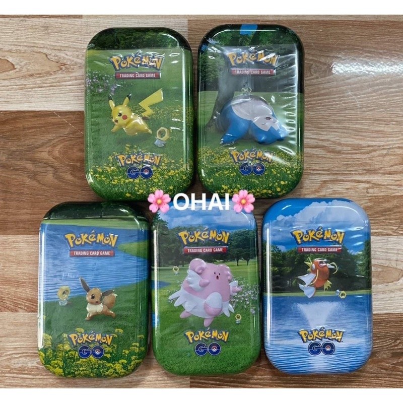 1 Hộp Thiếc Thẻ Bài Mini Pokemon Go Kèm Đồng Xu Chính Hãng Pokemon TCG ...