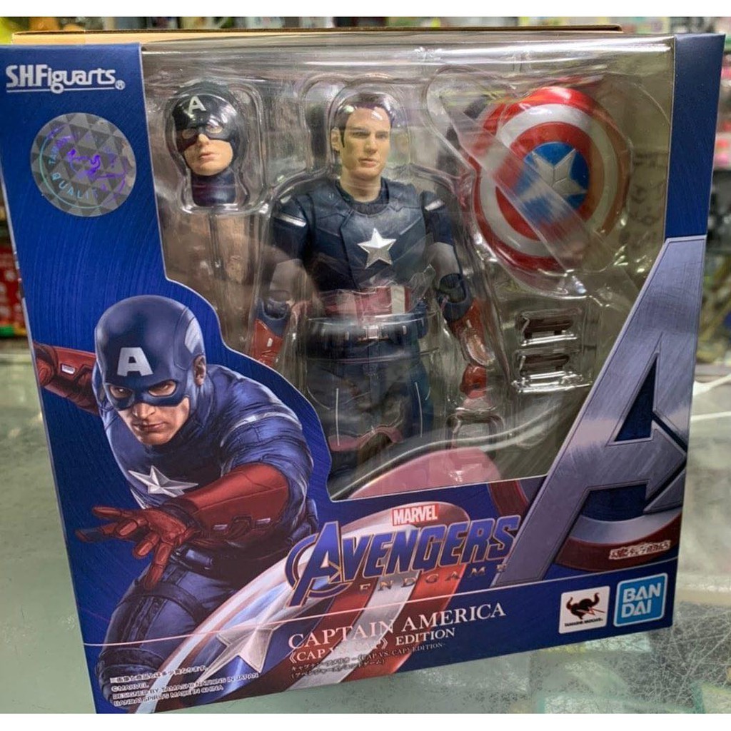 [CÓ SẴN] Mô Hình Avengers SHF Captain America Cap vs Cap | Shopee Việt Nam