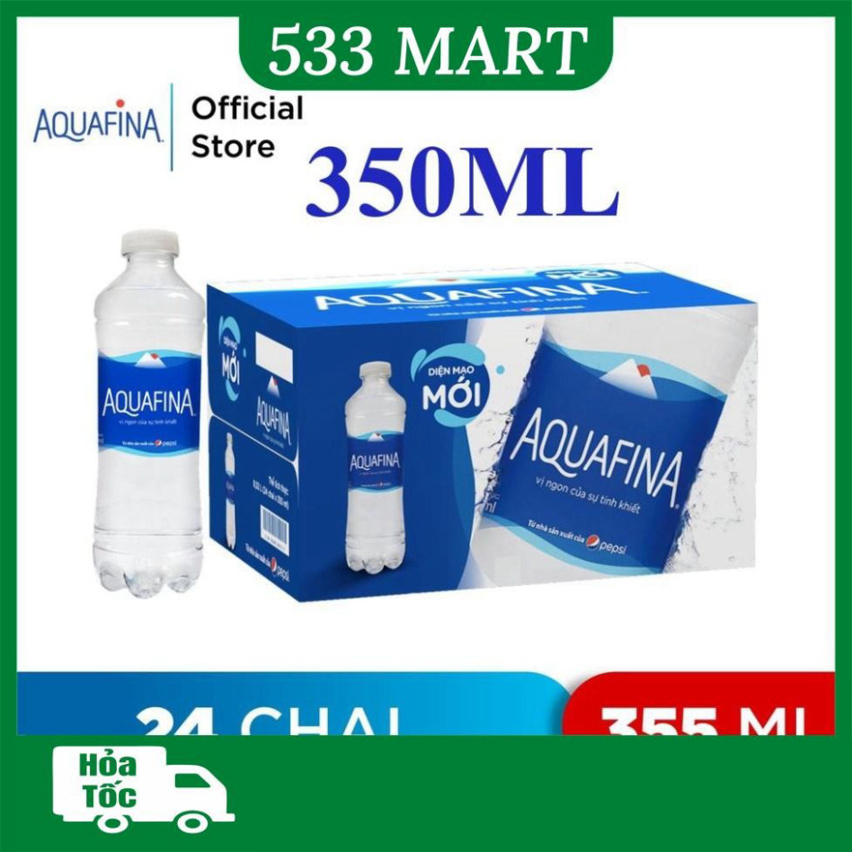[HỎA TỐC TP HCM] Thùng 24 chai nước suối tinh khiết Aquafina 350ml | Shopee Việt Nam