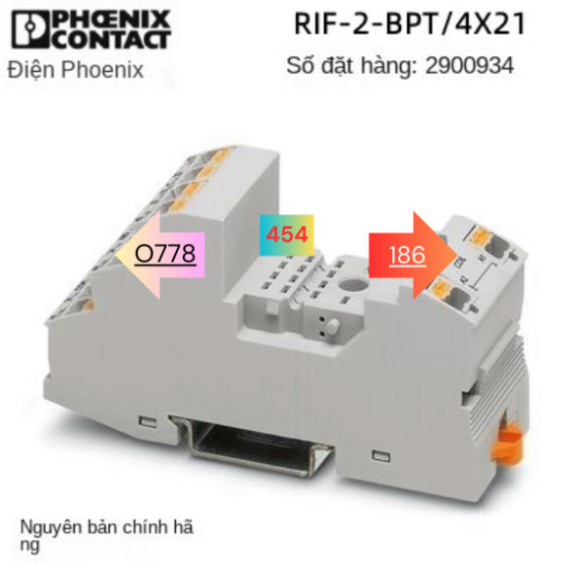 Cơ Sở Rơle Nhập Khẩu Phoenix RIF-2-BPT/4x21-2900934 ,phoenix contact ...