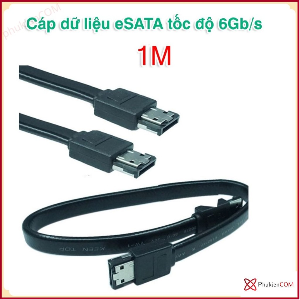 Cáp eSATA to eSATA dài 1M cho Box ổ cứng HDD Box Docking thiết bị lưu ...