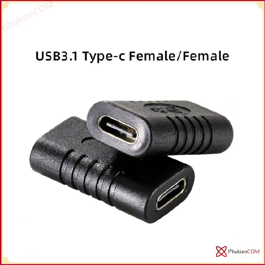 Đầu nối USB Type-C Cái-Cái (Female to Female) nối dài cáp USB-C cho ...