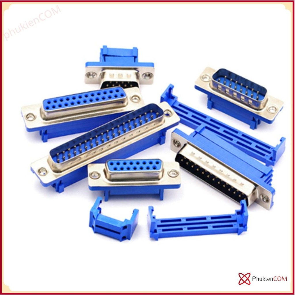 Tổng hợp các đầu bấm cáp bẹ IDE kẹp DIDC 9 DIDC 15 DIDC 25 DIDC37 Pin Đực, Cái, đầu com DB9 ...