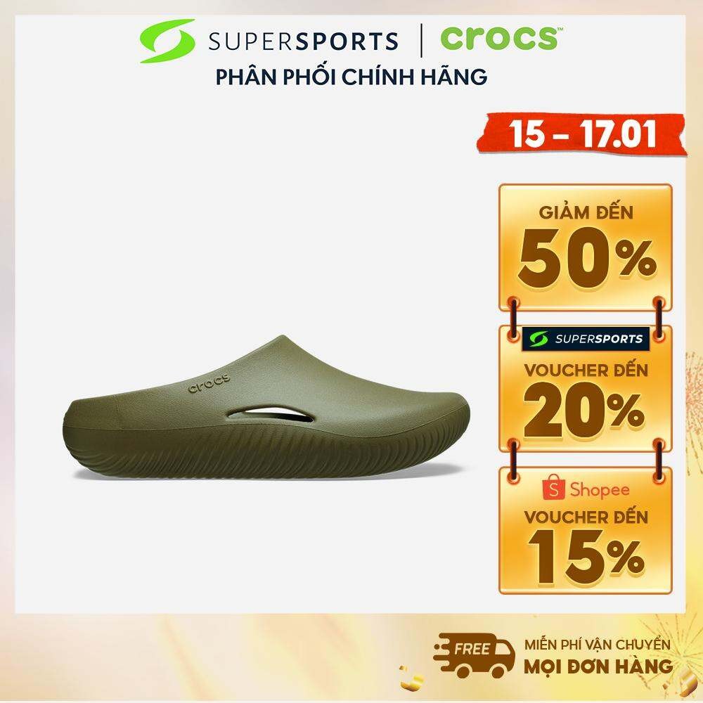 Giày Clog Unisex Crocs Mellow U Aloe - Xanh Lá - 208493-3UA LS0901 ...