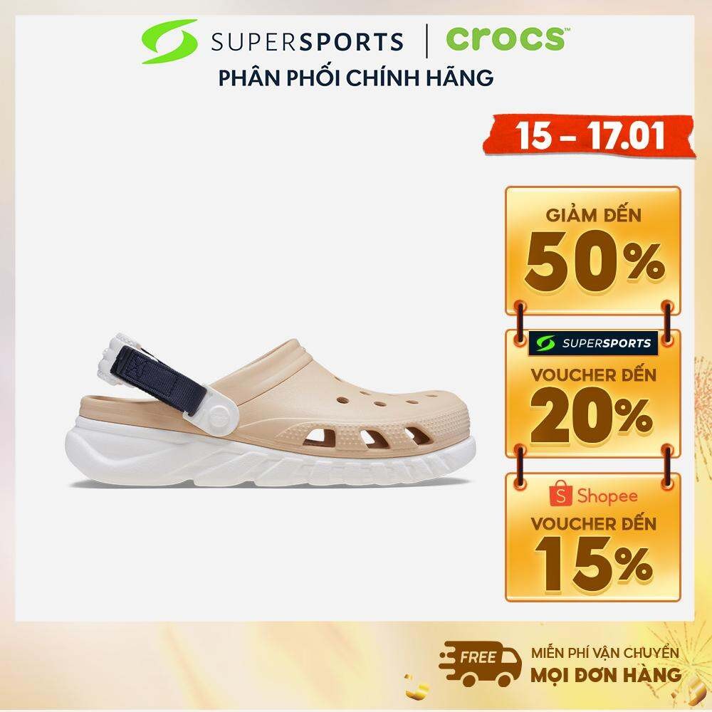 Giày Clog Unisex Crocs Duet Max Ii - Be - 208776-2DS LS1501 | Shopee ...