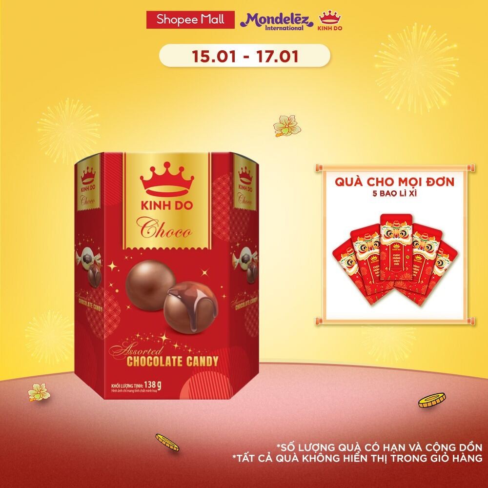 Hộp Quà Tết Sôcôla Thập Cẩm Kinh Đô Choco 138G | Shopee Việt Nam