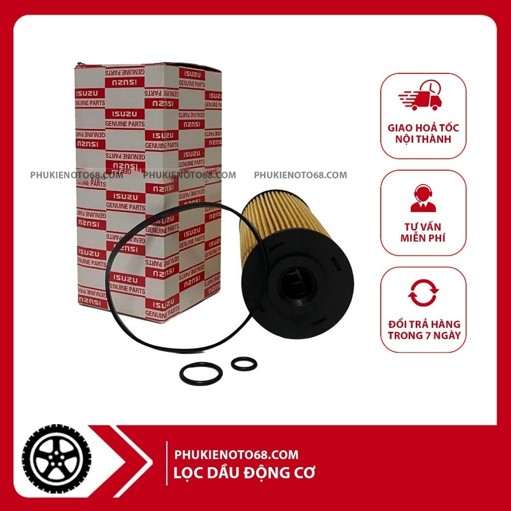 Lọc dầu động cơ, lọc nhớt xe Isuzu 3,5 - 5 tấn SAMCO Nlr85 NHR NKR NPR ...