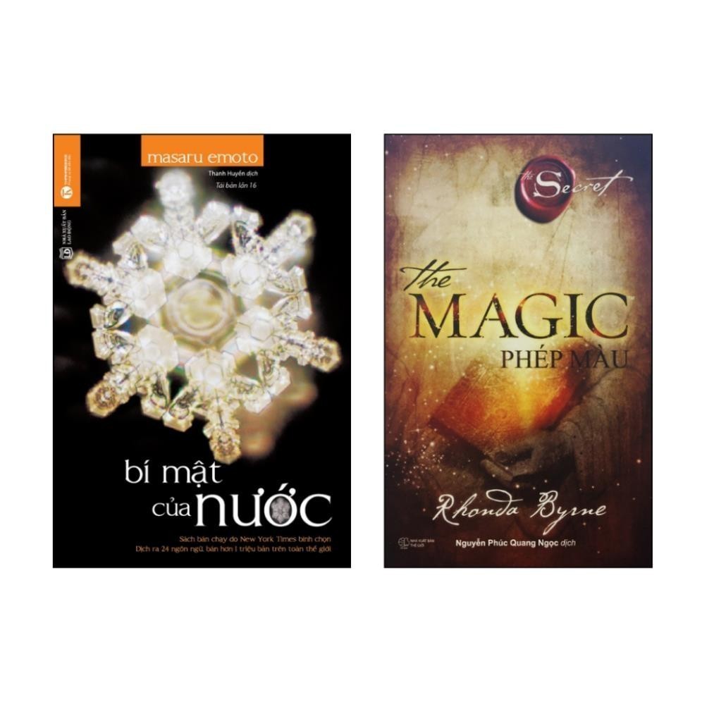 Sách- Sách - Combo 2: Sách The Magic - Phép Màu + Bí mật của nước ...