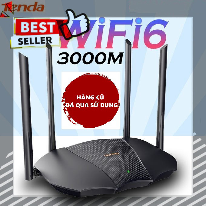 GIÁ GỐC Bộ Phát Router Wifi6 TENDA AX9/AX12 AX3000 Mbps ( HÀNG CŨ ) Công Nghệ WiFi 6 Băng tần ...