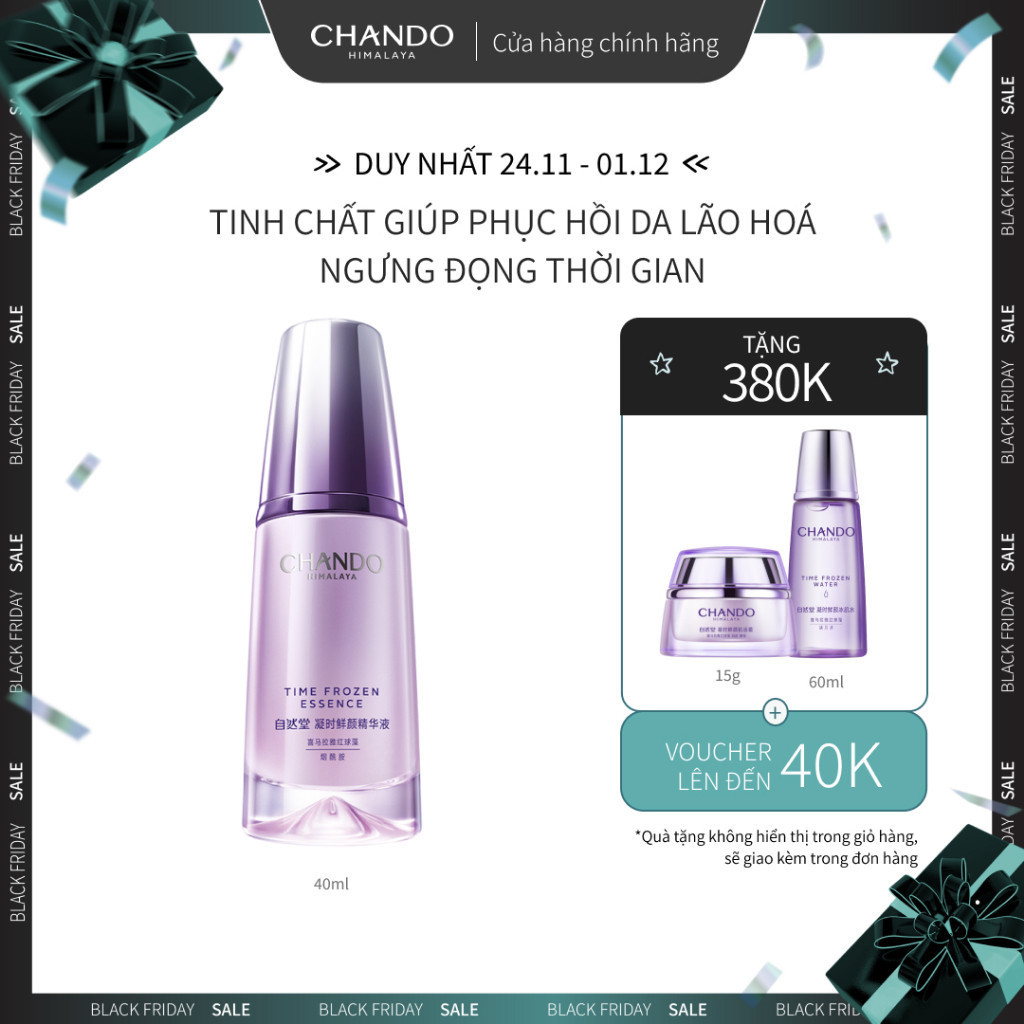 Tinh Chất Giúp Phục Hồi Da Lão Hoá Ngưng Đọng Thời Gian CHANDO Himalaya ...