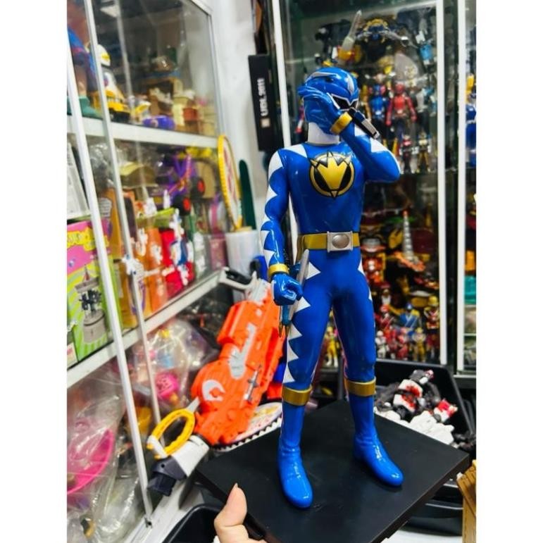 [HCM] Mô hình Sofubi Vinyl Super Sentai ABARANGER BLUE Kt: ~ 30-35cm ...