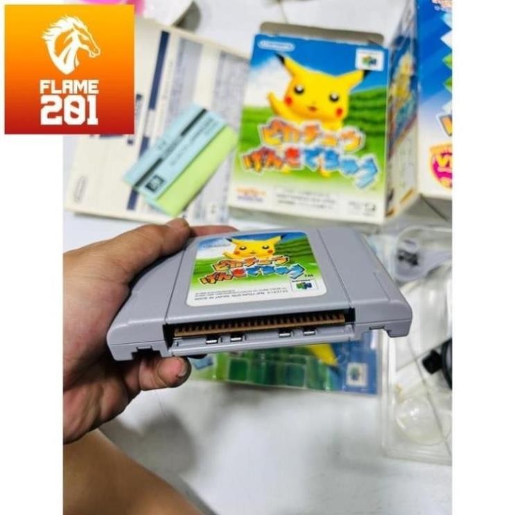 [HCM] Máy game Pokemon Hey You Pikachu N64 CIB with Microphone Japanese ...