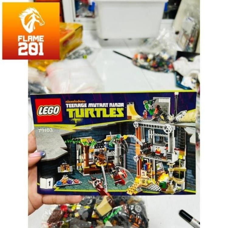 [HCM] Mô hình lắp ráp NEW LE go TMNT Ninja Turtles 79103 Turtle Lair ...