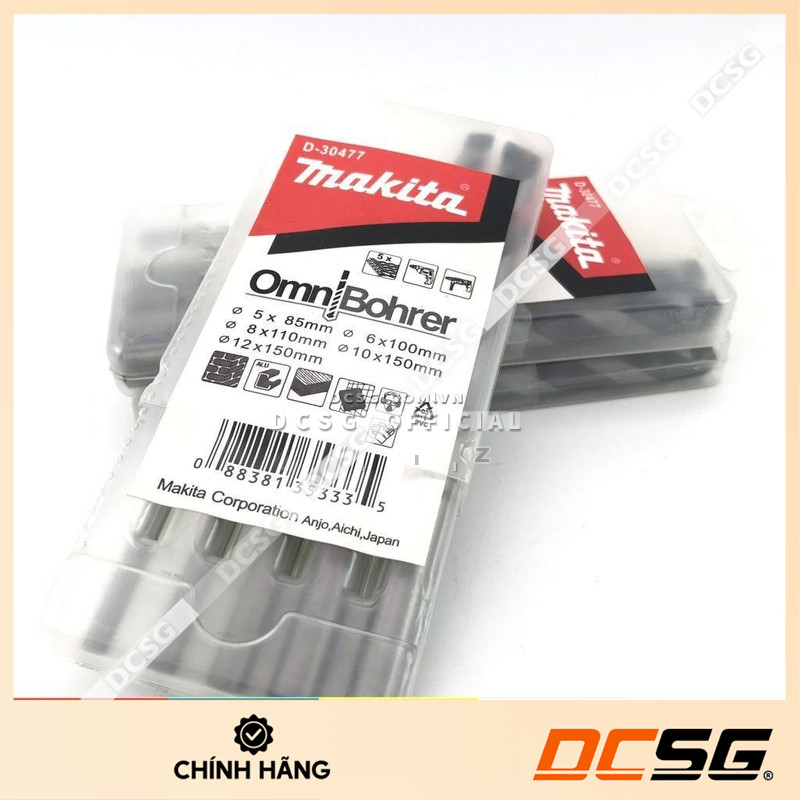 Bộ mũi khoan đa năng 5.0-12mm Makita D-30477 (5 chi tiết) | DCSG | Shopee Việt Nam